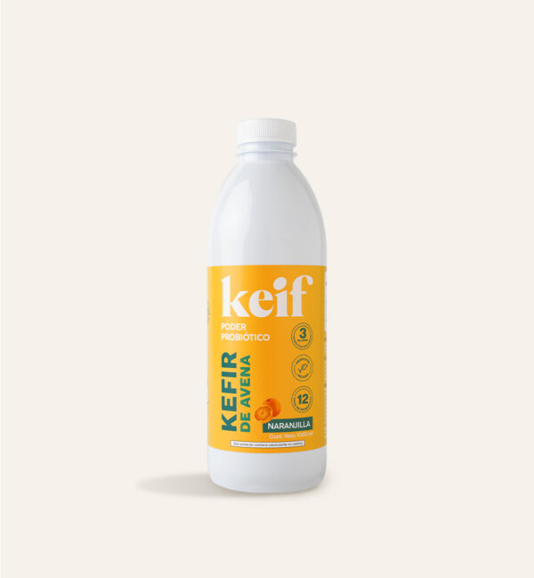 Kefir de Avena Naranjilla - Keif Probióticos