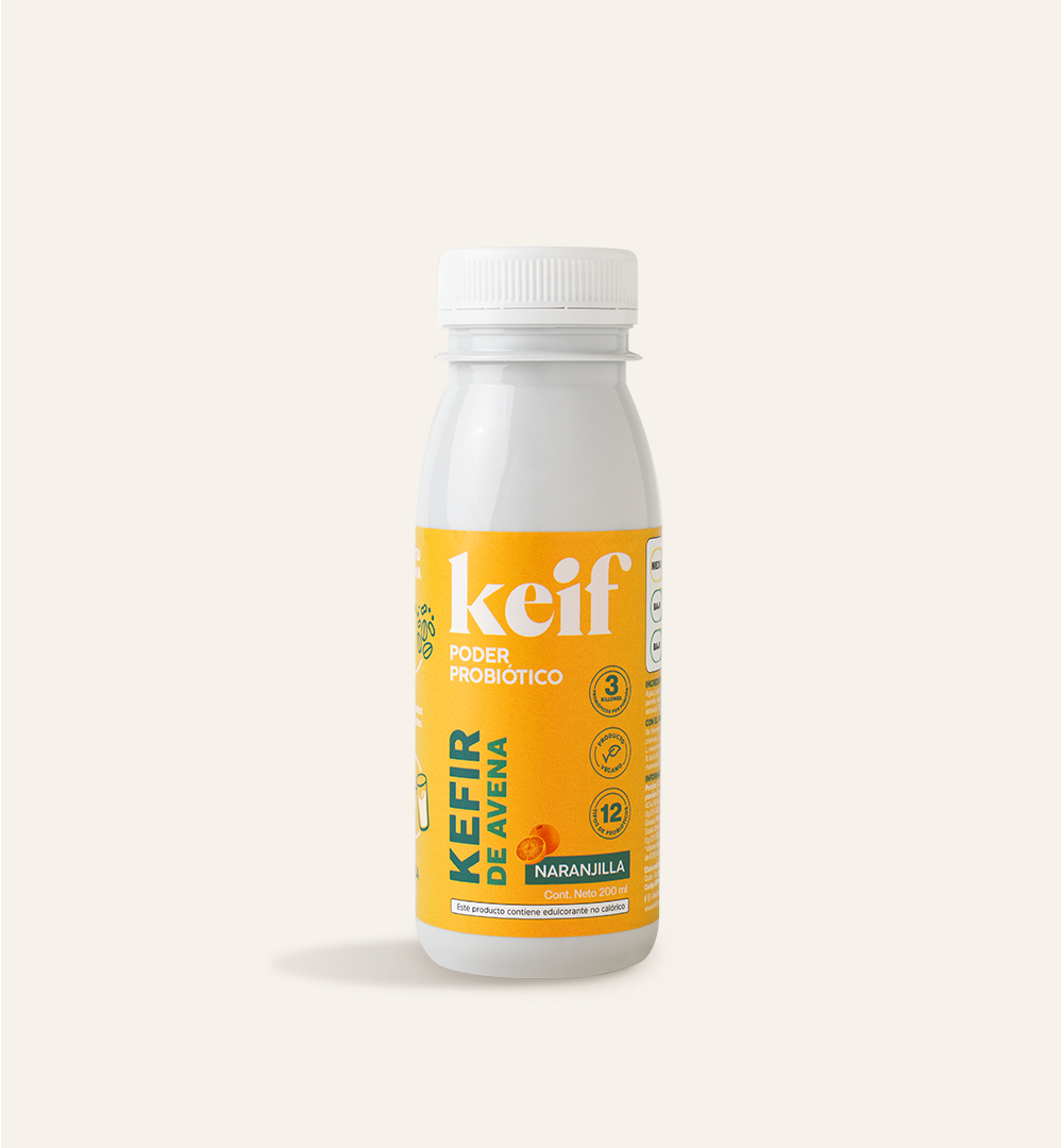 Kefir de Avena Naranjilla - Keif Probióticos
